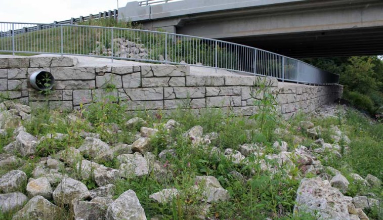 Verti-Block | Retaining Walls | Thames Valley Bridge Underpass, London